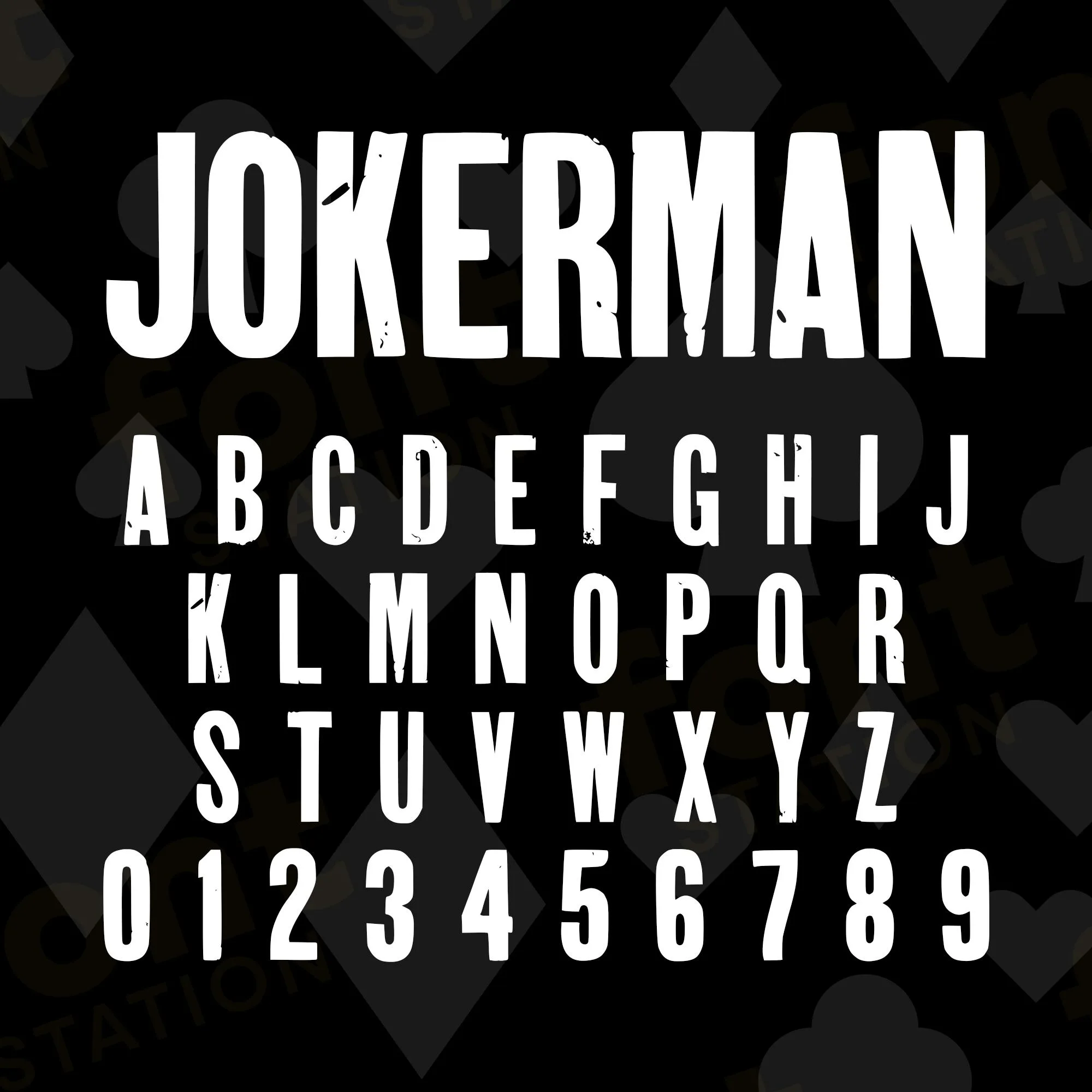 Joker Kort Font Joker English Font