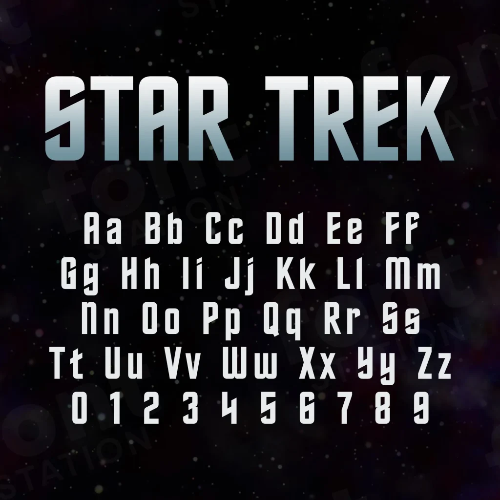 Star Trek Font Star Trek Fonts | MyFonts
