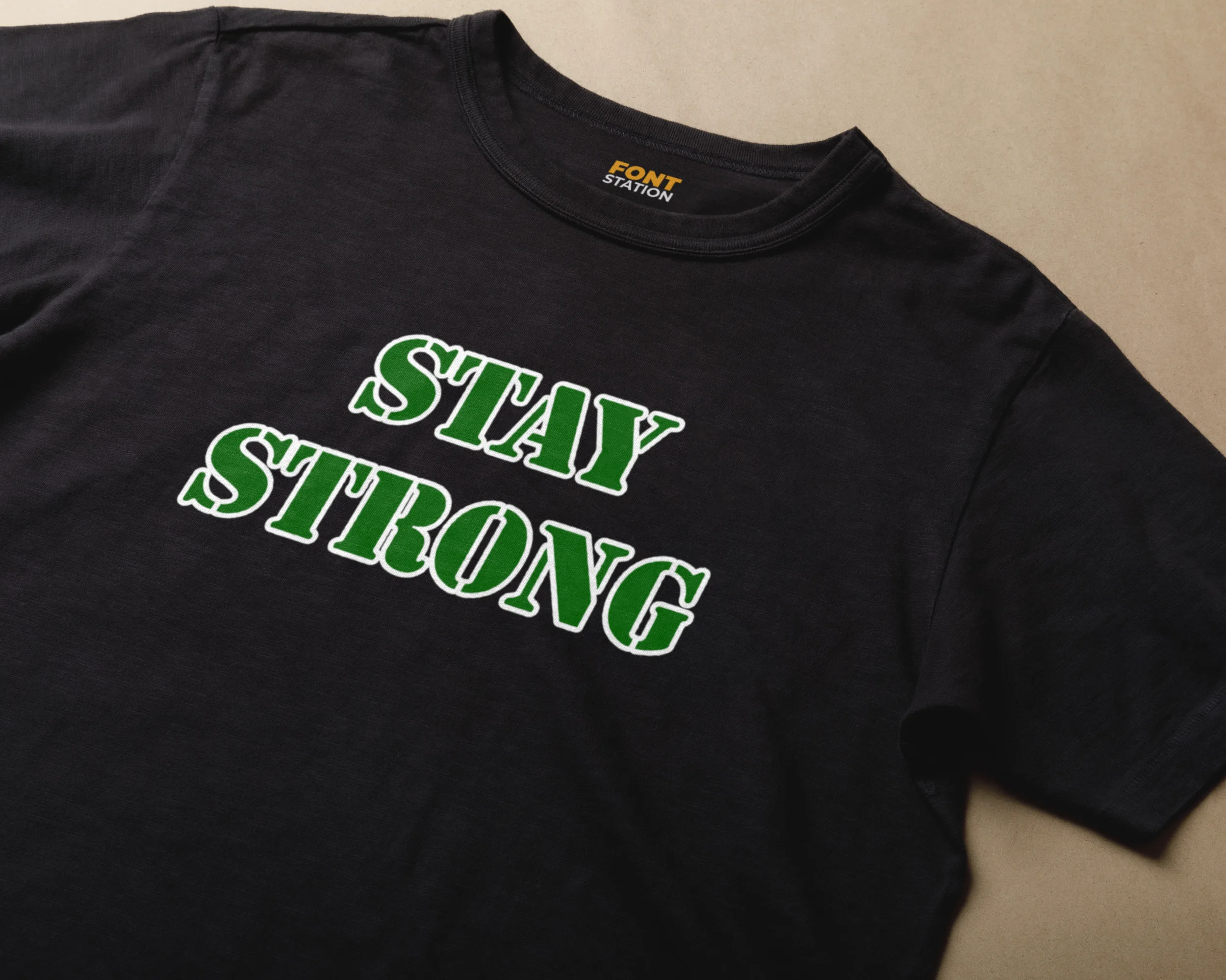 Army Stencil Font - Military Veteran Font - Instant Download