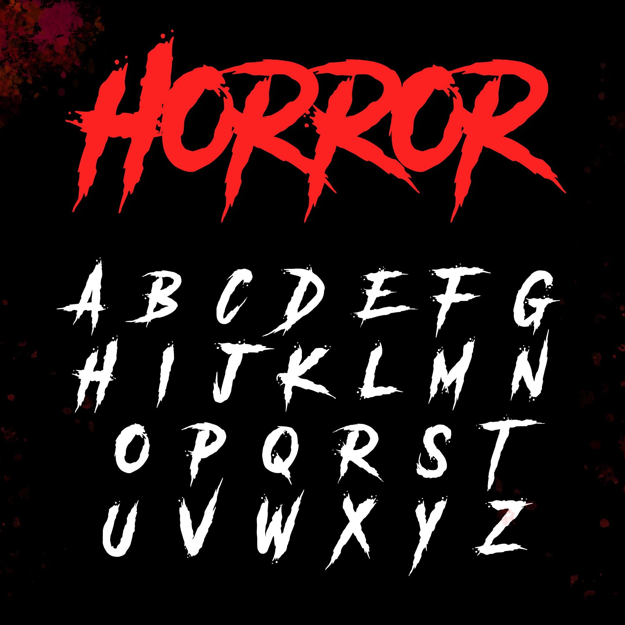 Free Printable Horror Fonts Creepy Typefaces Printables For Everyone Free Printable Horror Fonts Creepy Typefaces Printables For Everyone